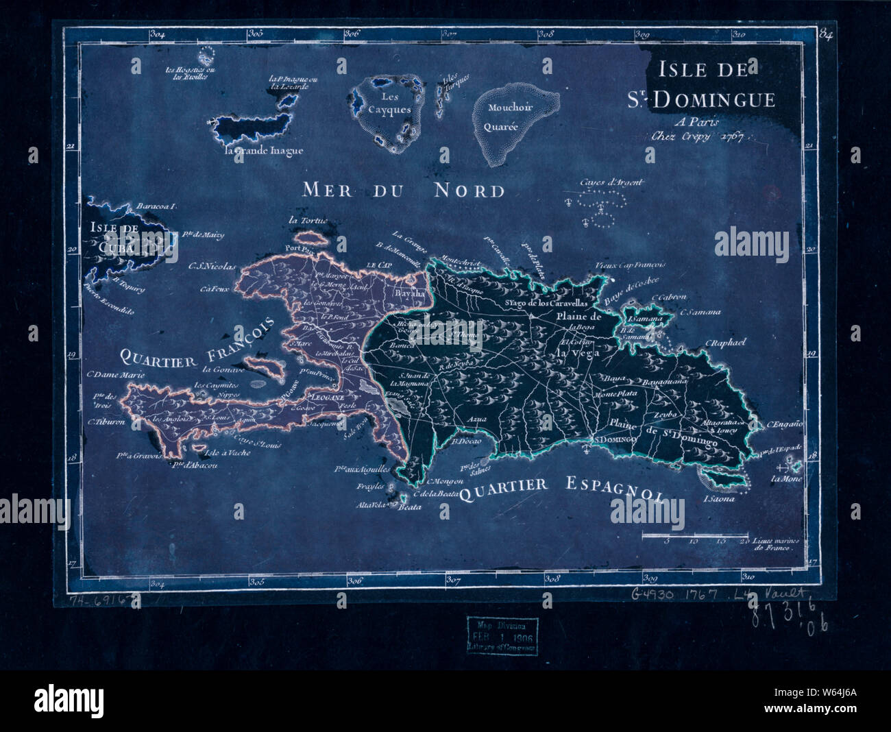 American Revolutionary War Era Maps 1750-1786 549 Isle de St Domingue ...