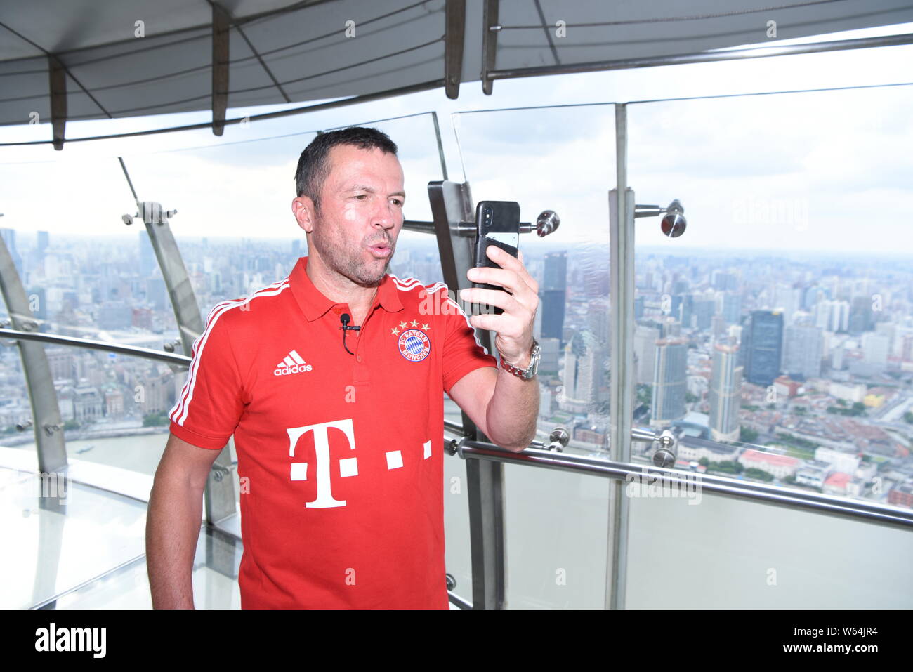 German football manager and former player Lothar Herbert Matthaus takes ...