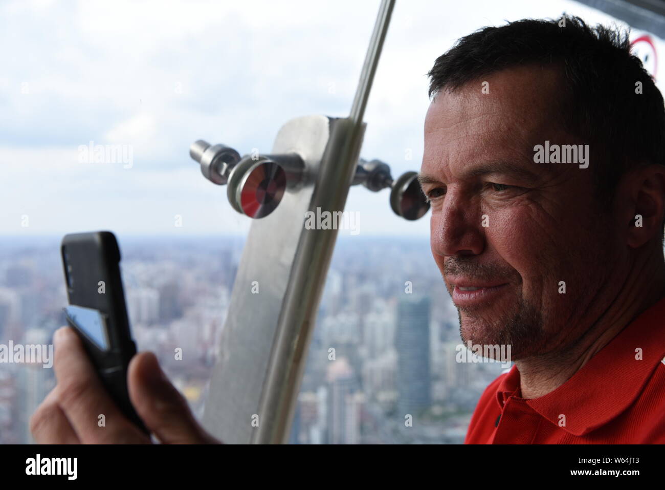 German football manager and former player Lothar Herbert Matthaus takes ...