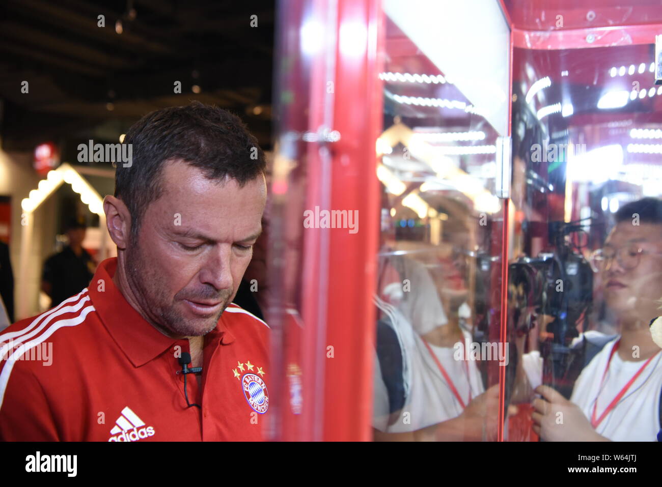 German football manager and former player Lothar Herbert Matthaus plays ...