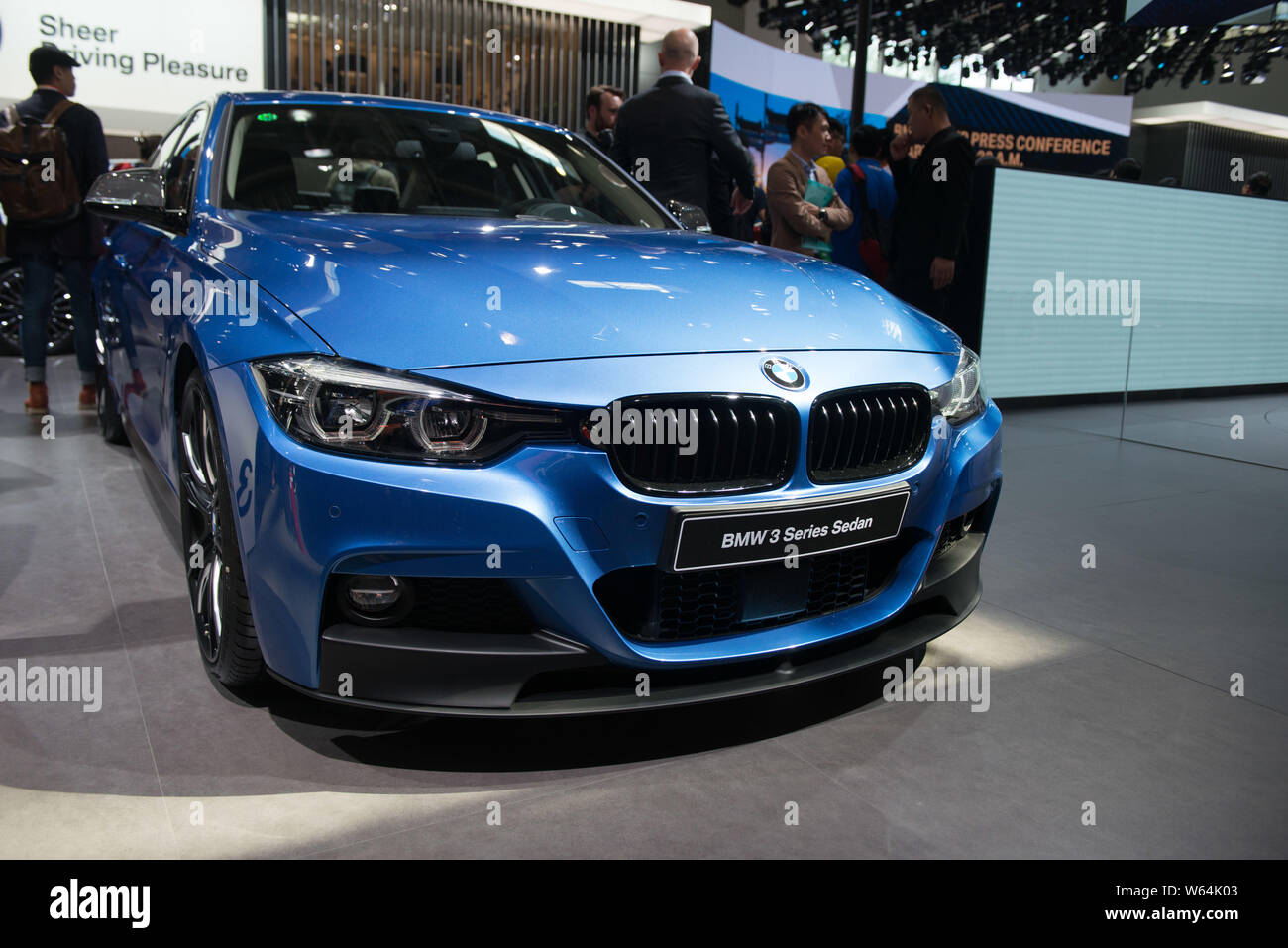 --FILE--A BMW 3 Series Sedan is on display during the 15th Beijing ...