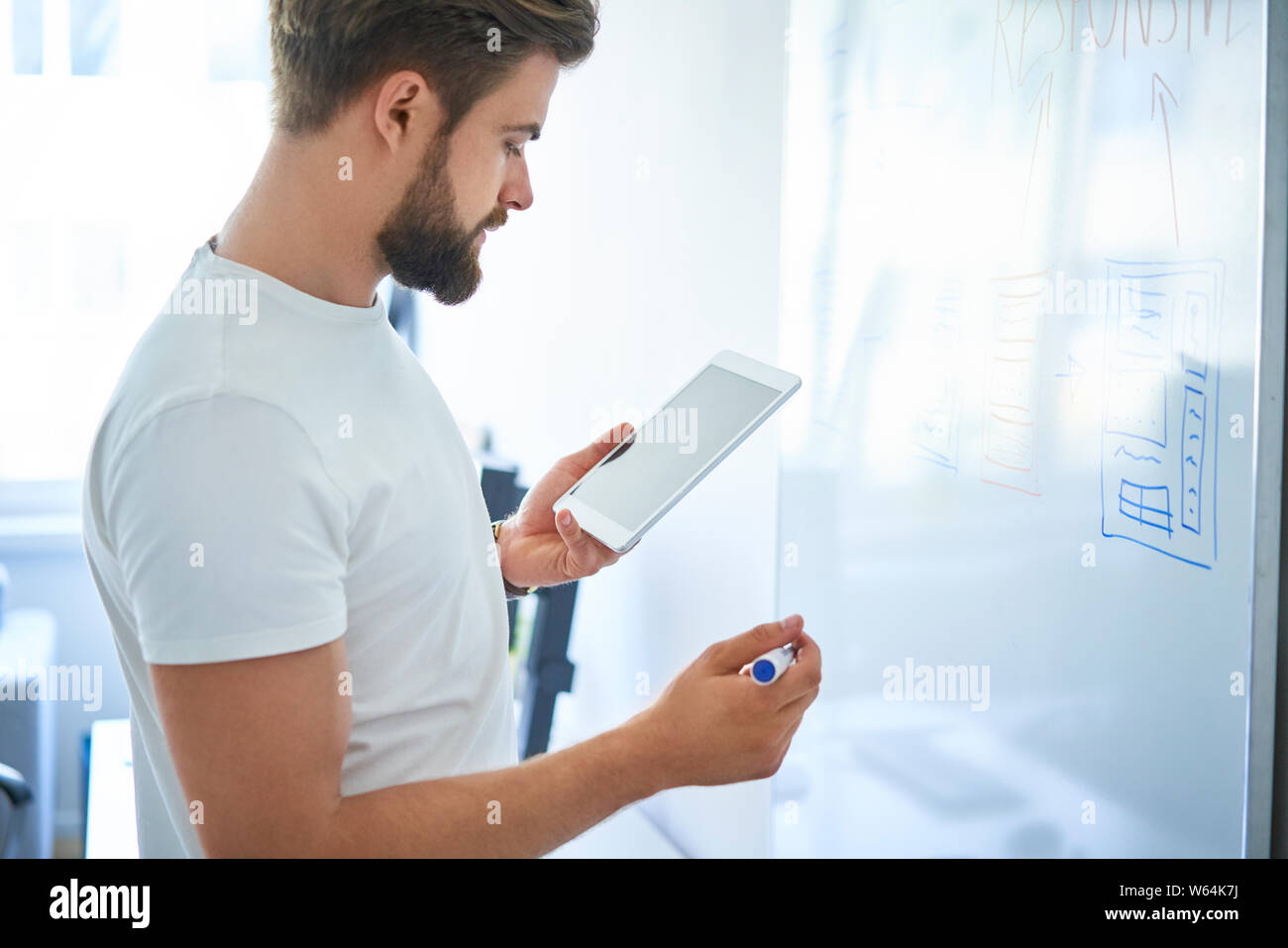 Office layout planning hi-res stock photography and images - Alamy