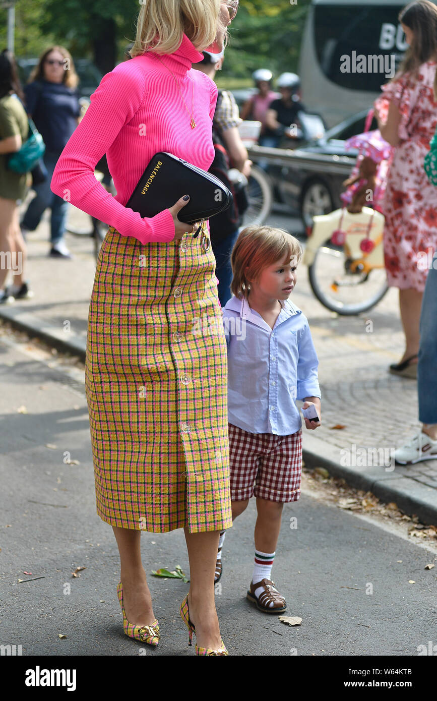 Street Snap during the Paris Fashion Week Spring/Summer 2019 in Paris ...