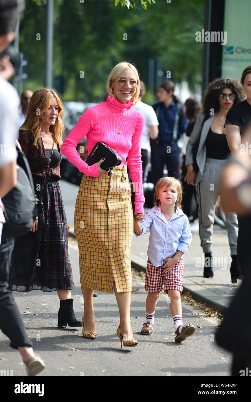 Street Snap during the Paris Fashion Week Spring/Summer 2019 in Paris ...