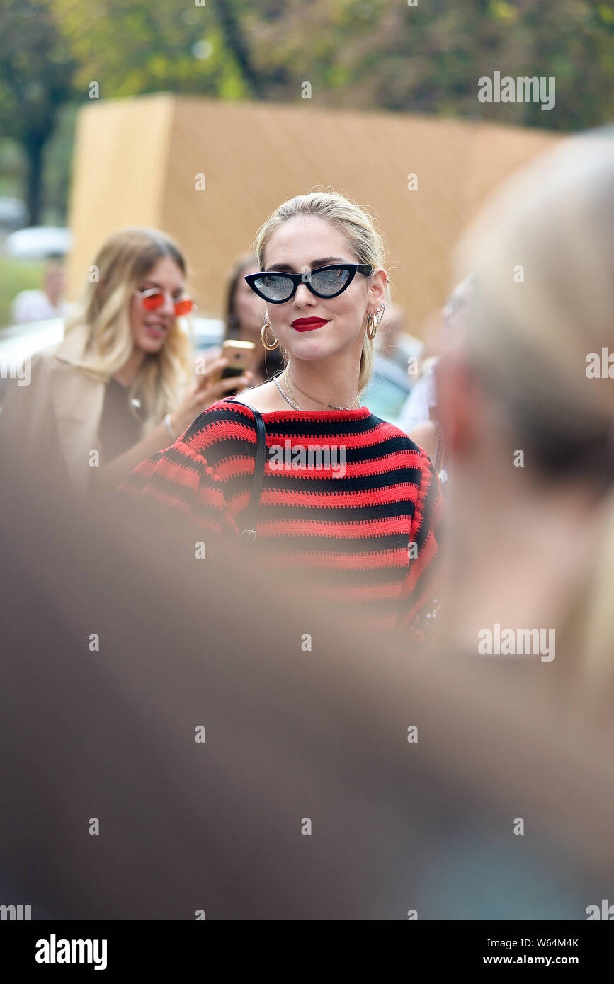 Street Snap during the Paris Fashion Week Spring/Summer 2019 in Paris ...