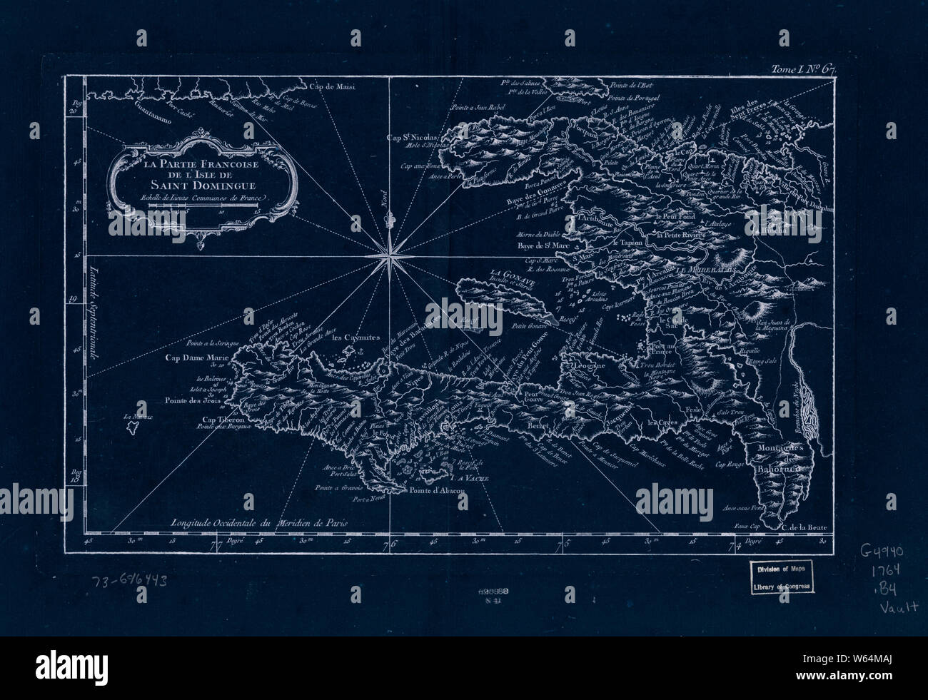 Saint domingue map hi-res stock photography and images - Alamy