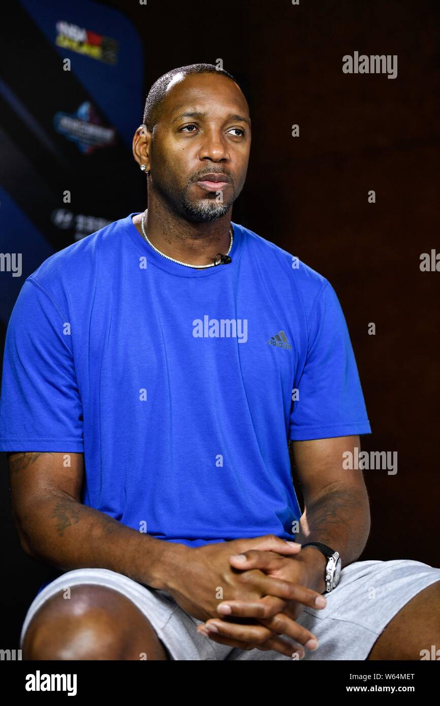 American retired basketball player Tracy McGrady accepts an exclusive ...