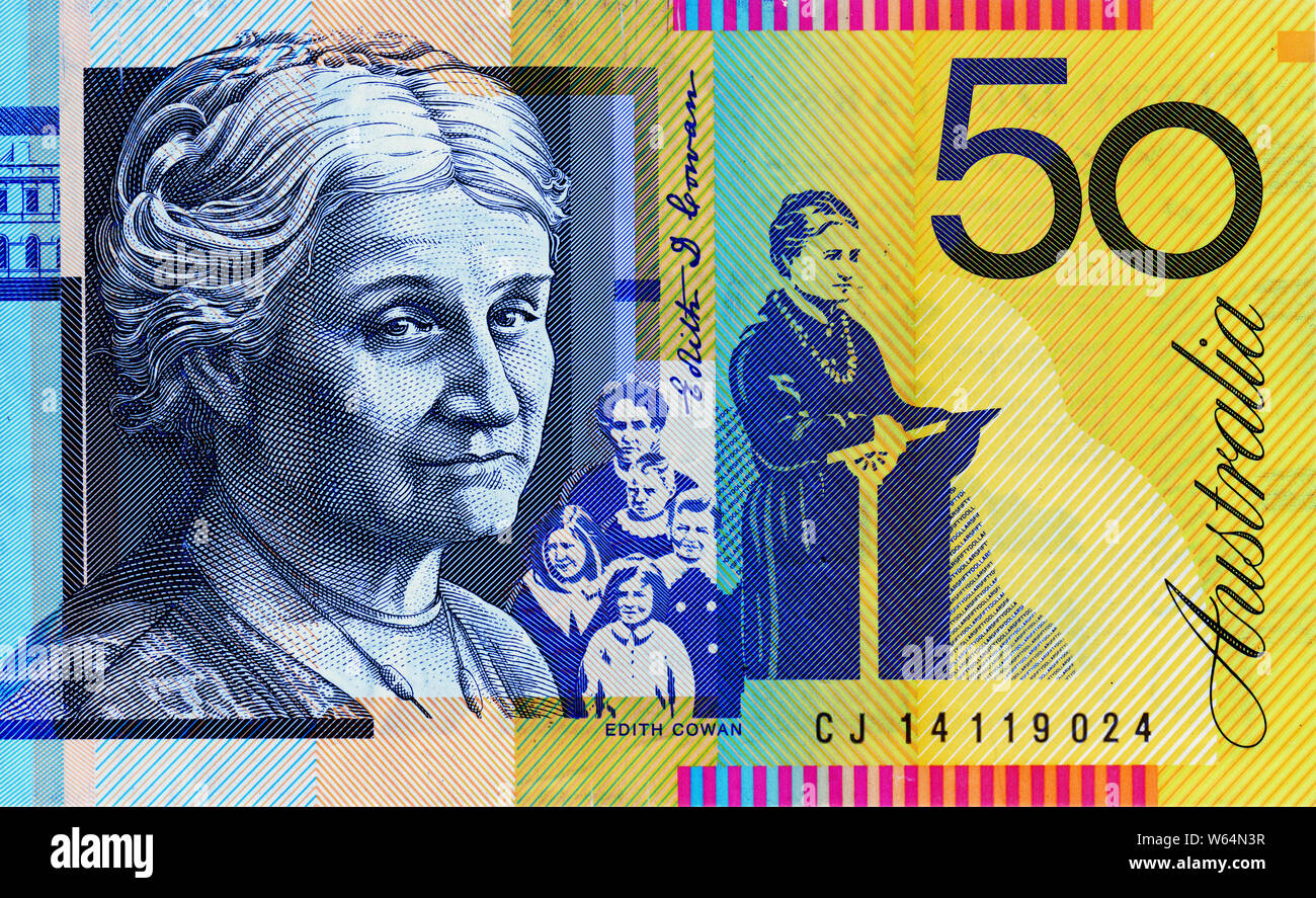 Australian 50 Dollar Bill