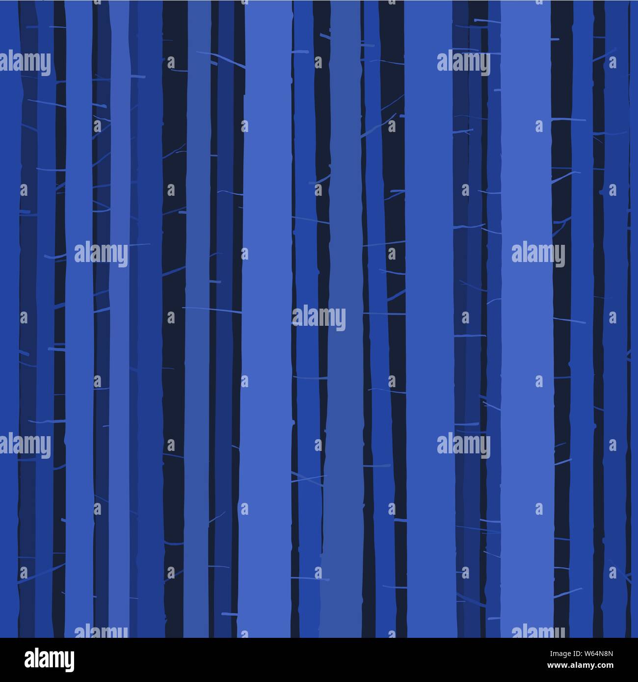 Vector illustration. Seamless dark blue forest background full of tree ...