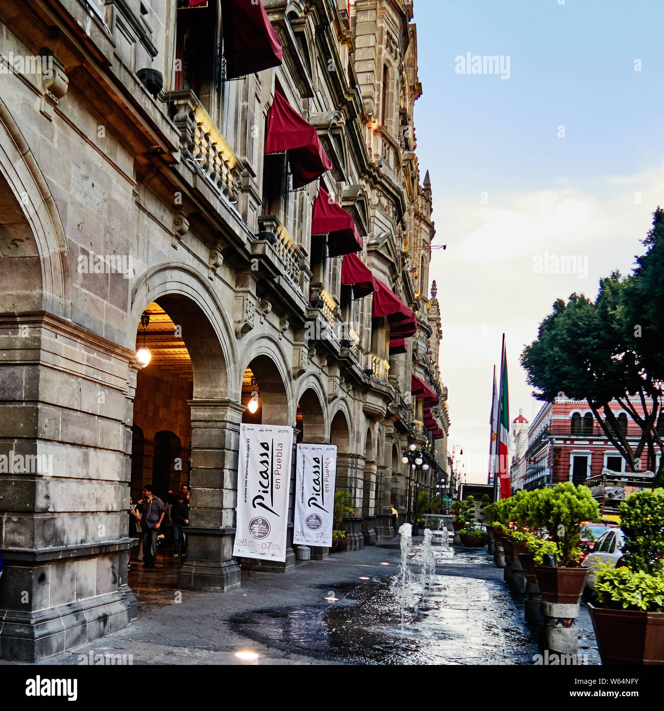 Puebla arcade hi-res stock photography and images - Alamy