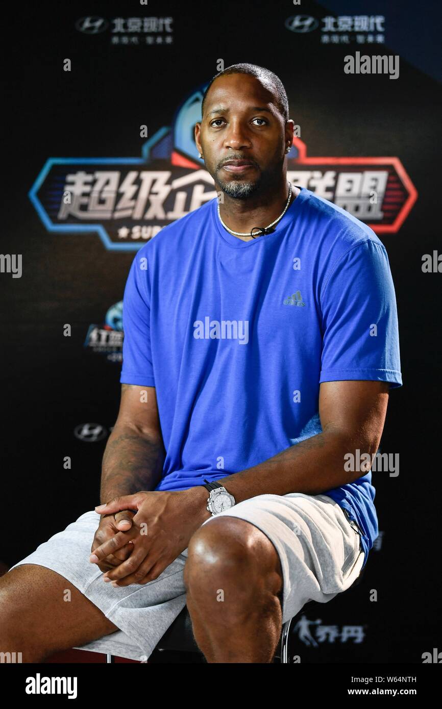 American retired basketball player Tracy McGrady accepts an exclusive ...