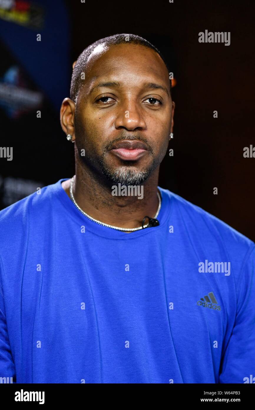 American retired basketball player Tracy McGrady accepts an exclusive ...