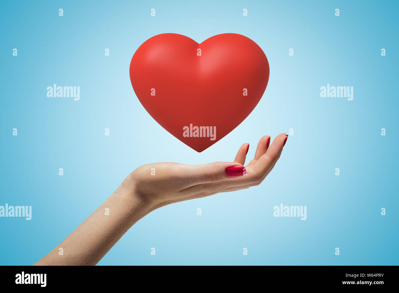 Hand floating symbol hi-res stock photography and images - Alamy