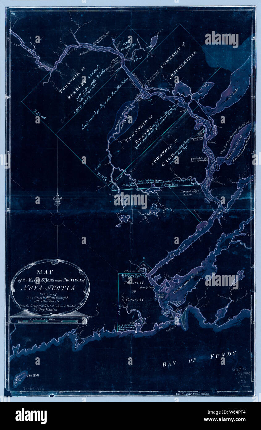 American Revolutionary War Era Maps 1750-1786 609 Map of the River St ...