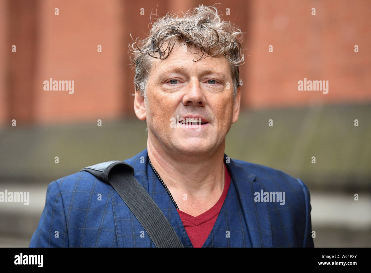 Emmerdale actor Mark Jordon and his partner Laura Norton arrive at ...