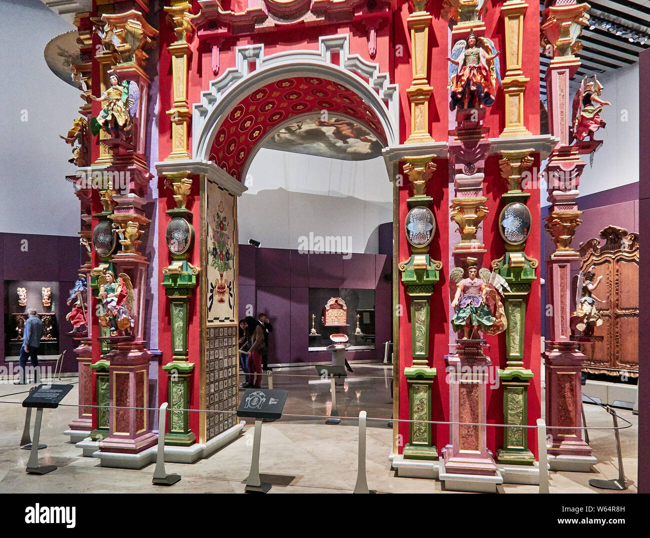 Mexico, Puebla town, The International Museum of the Baroque Stock ...