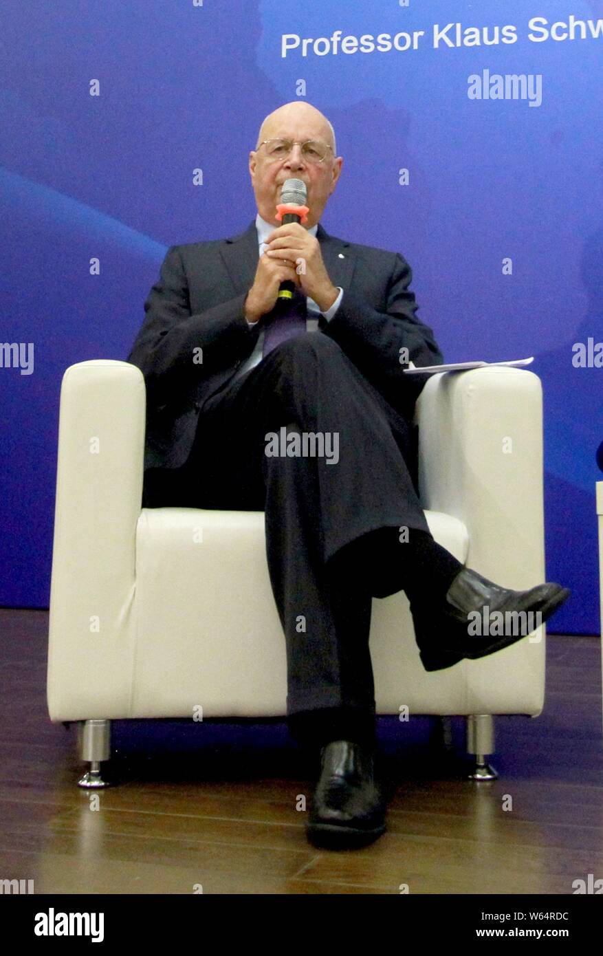 Klaus Schwab, Founder and Executive Chairman of the World Economic ...