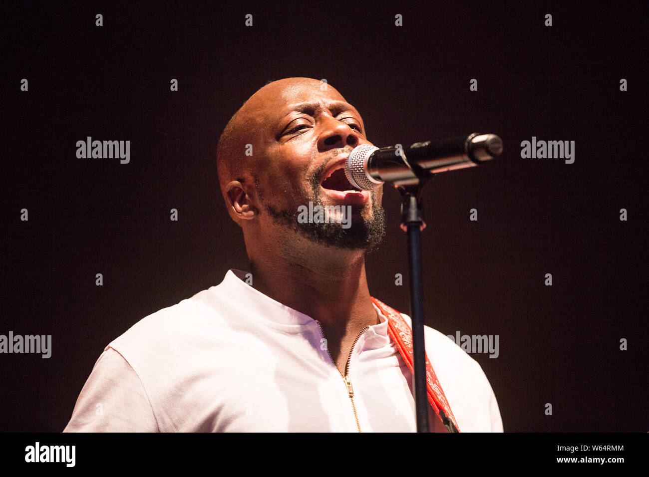 Norway, Fredrikstad - July 27, 2019. The American rapper, singer and ...