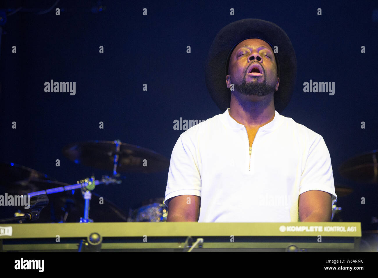 Norway, Fredrikstad - July 27, 2019. The American rapper, singer and ...