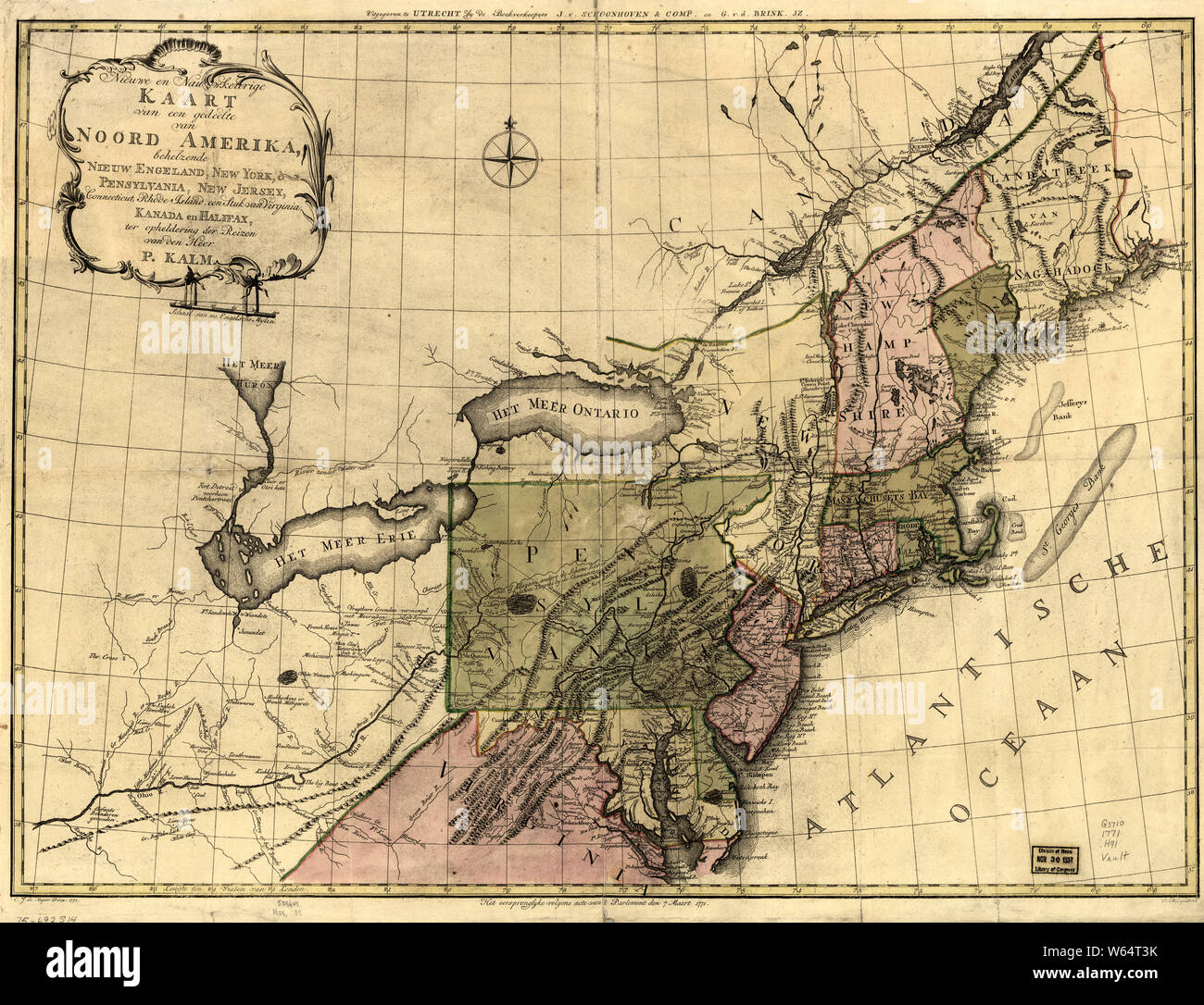 American Revolutionary War Era Maps 1750-1786 621 Nieuwe en nauwkeurige ...