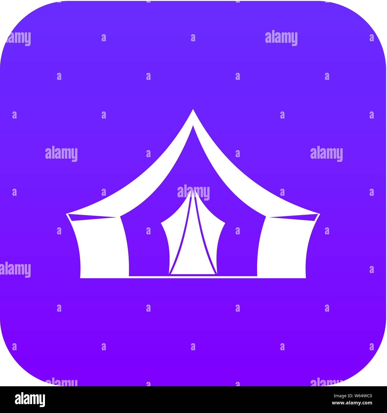 Tent, camping symbol icon digital purple Stock Vector Image & Art - Alamy