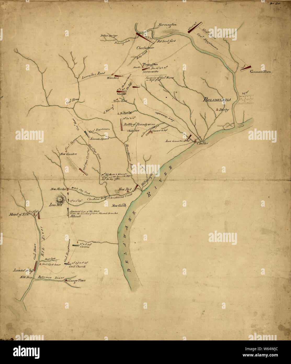 American Revolutionary War Era Maps 1750-1786 636 Operations of the ...