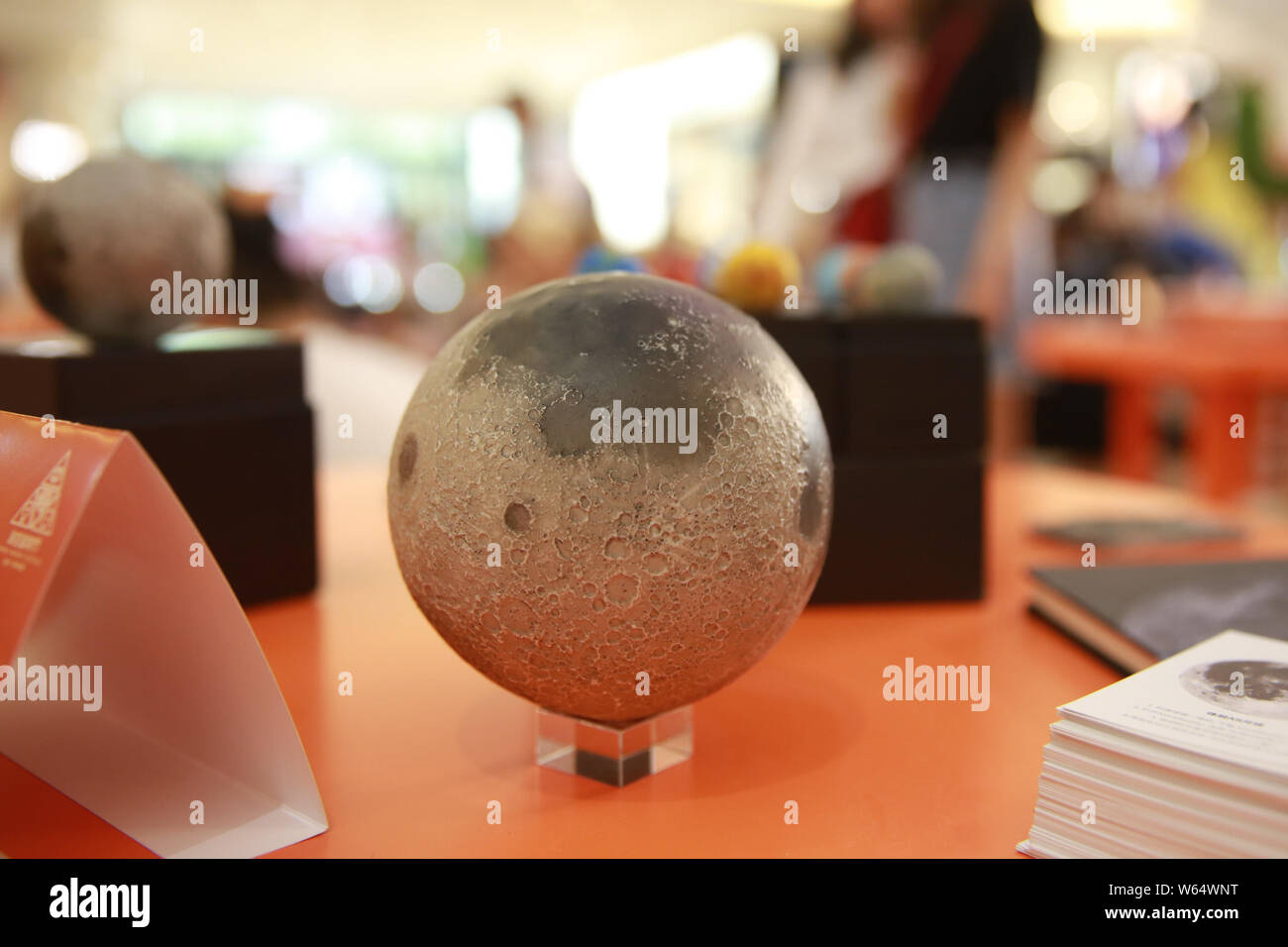 A prize-winning augmented reality (AR) solar system is displayed during ...