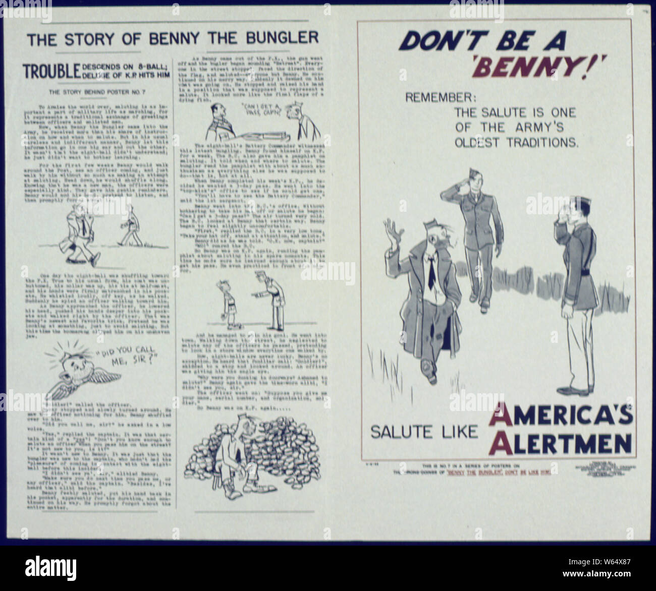 Don't Be a Benny Stock Photo - Alamy