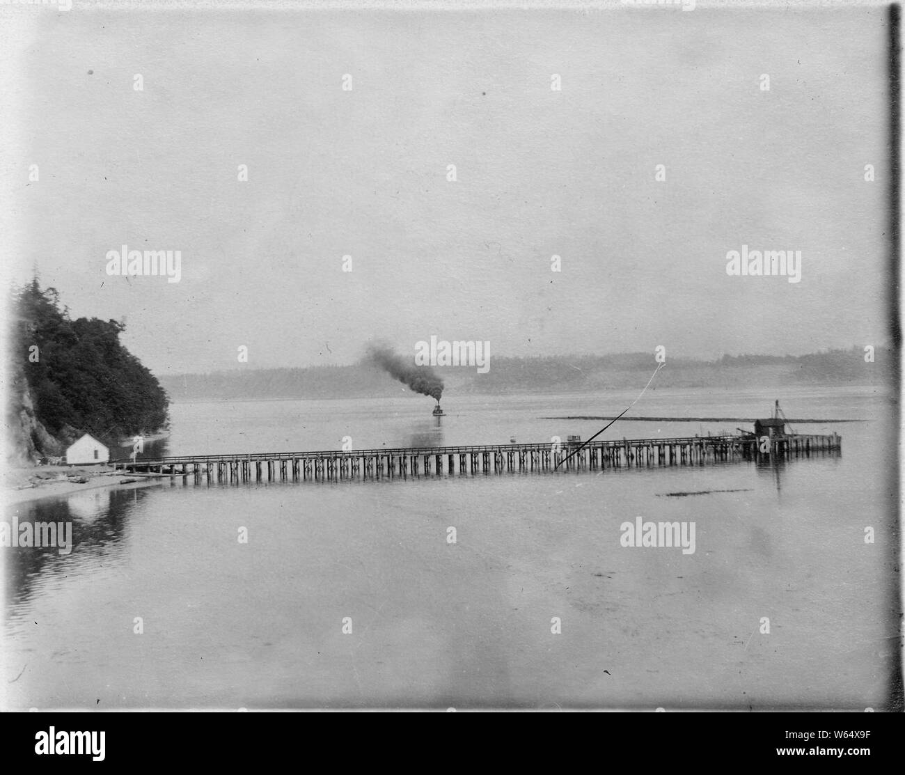 Dock at McNeil Island; Scope and content: The photos in the collections ...
