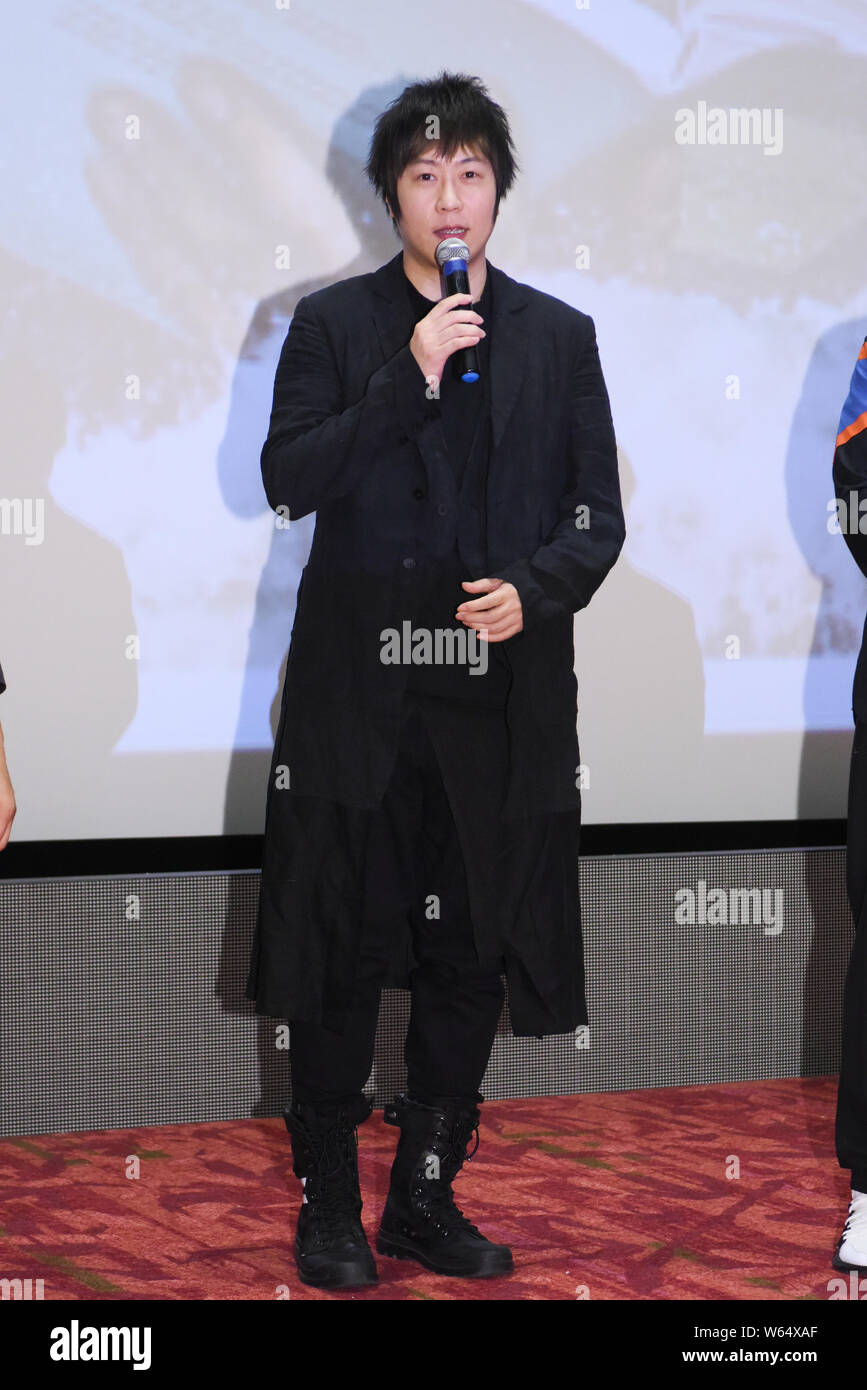 Chen Hsin-hung, better known by his stage name Ashin of Taiwanese rock band Mayday attends the ...