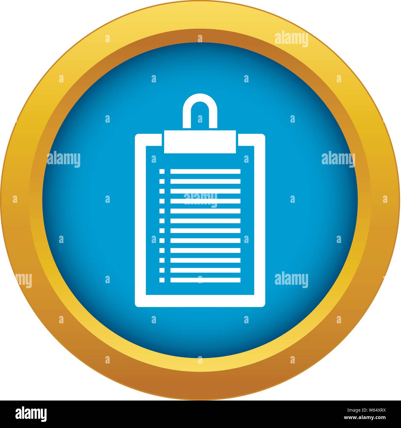Document plan icon blue vector isolated Stock Vector Image & Art - Alamy