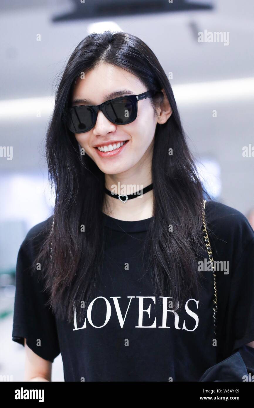 Chinese model Xi Mengyao, better known as Ming Xi, arrives at the ...