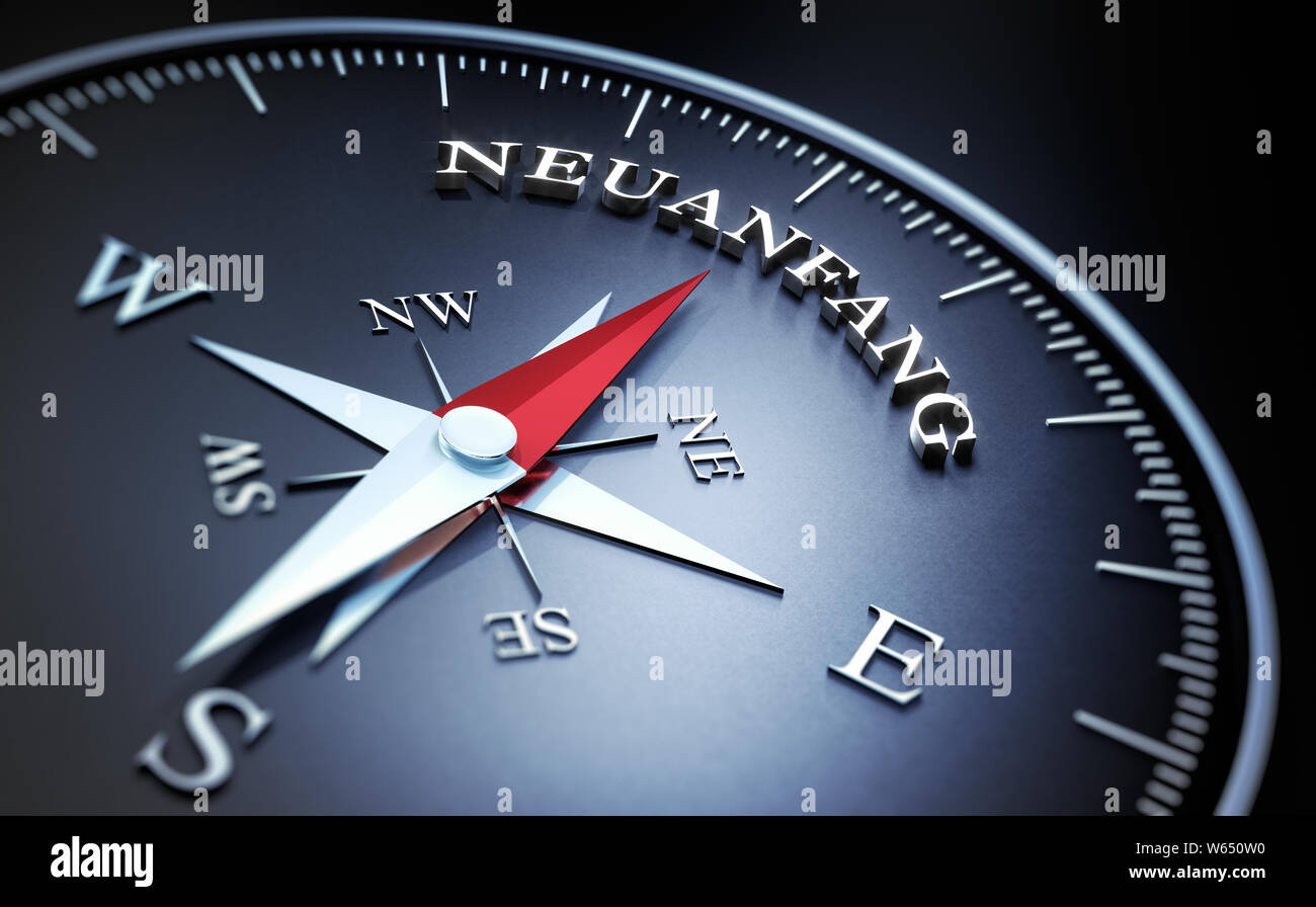 Compass needle pointing word conceptual hi-res stock photography and ...