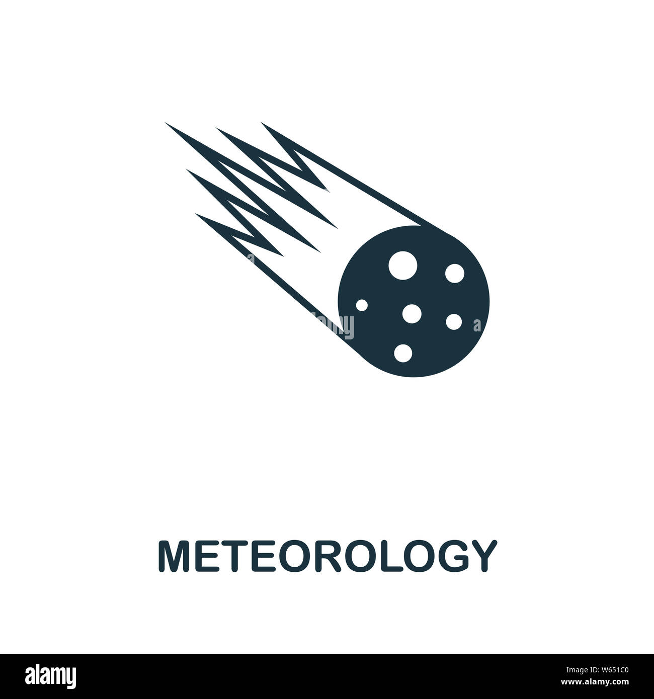 Falling meteorite icon icon cartoon hi-res stock photography and images ...