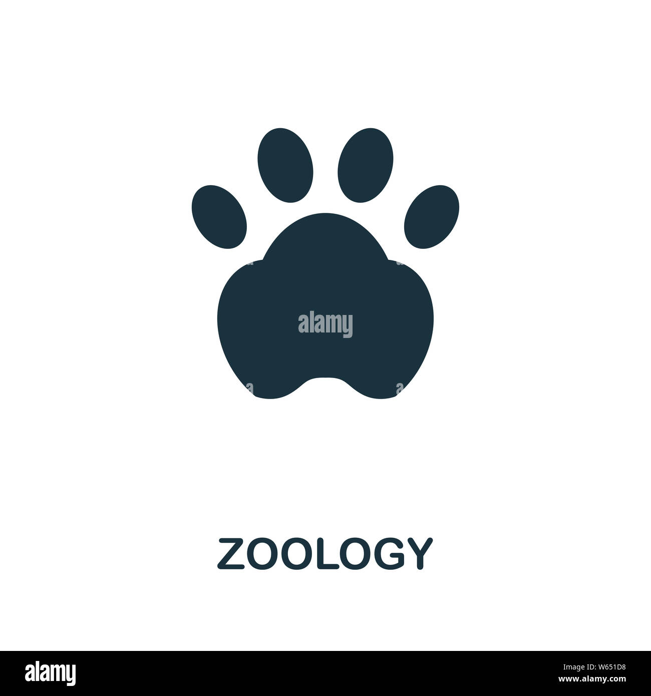 Zoology icon symbol. Creative sign from science icons collection ...