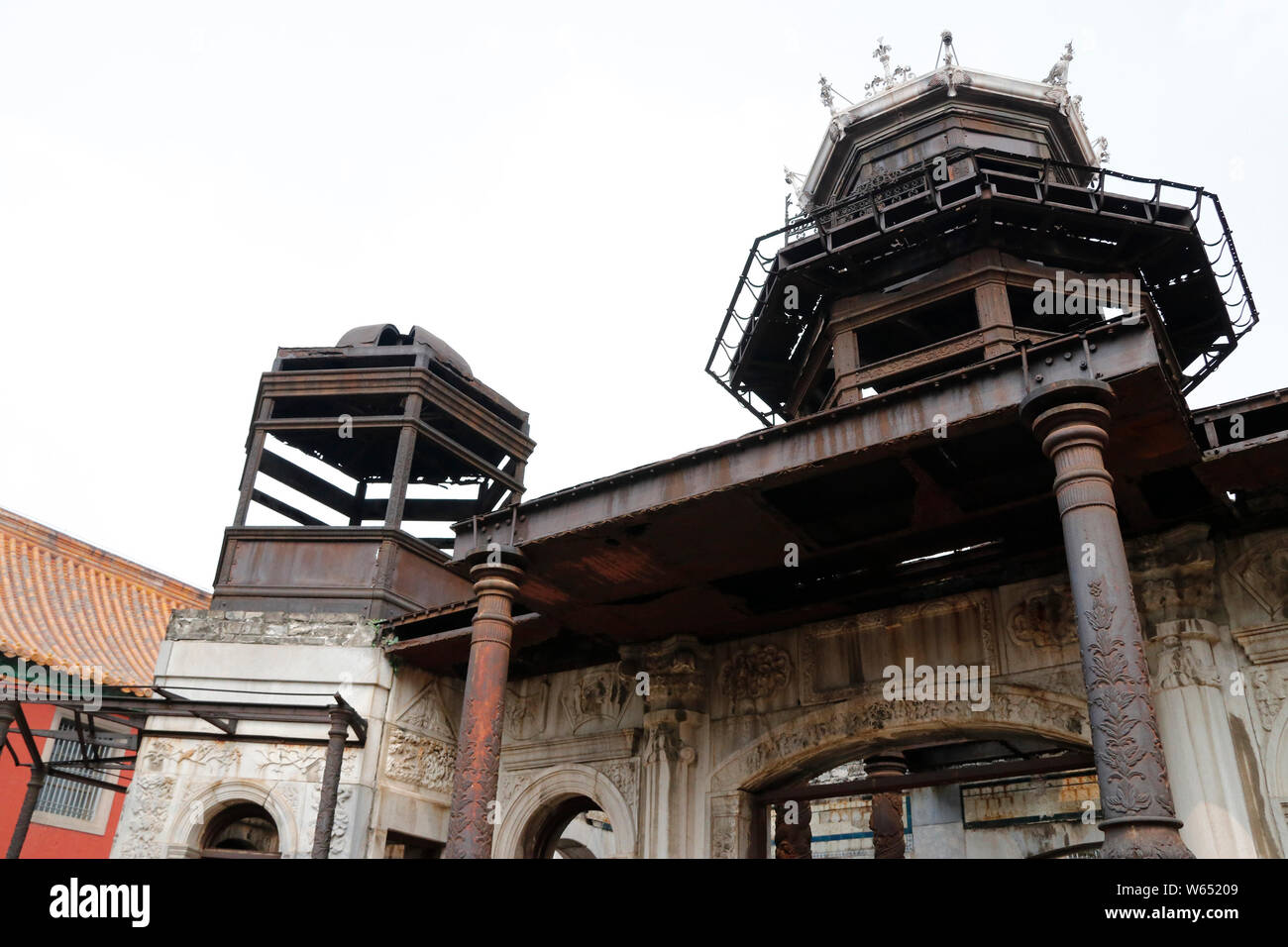 View of the Yanxi Palace, also known as the Palace of Prolonging ...