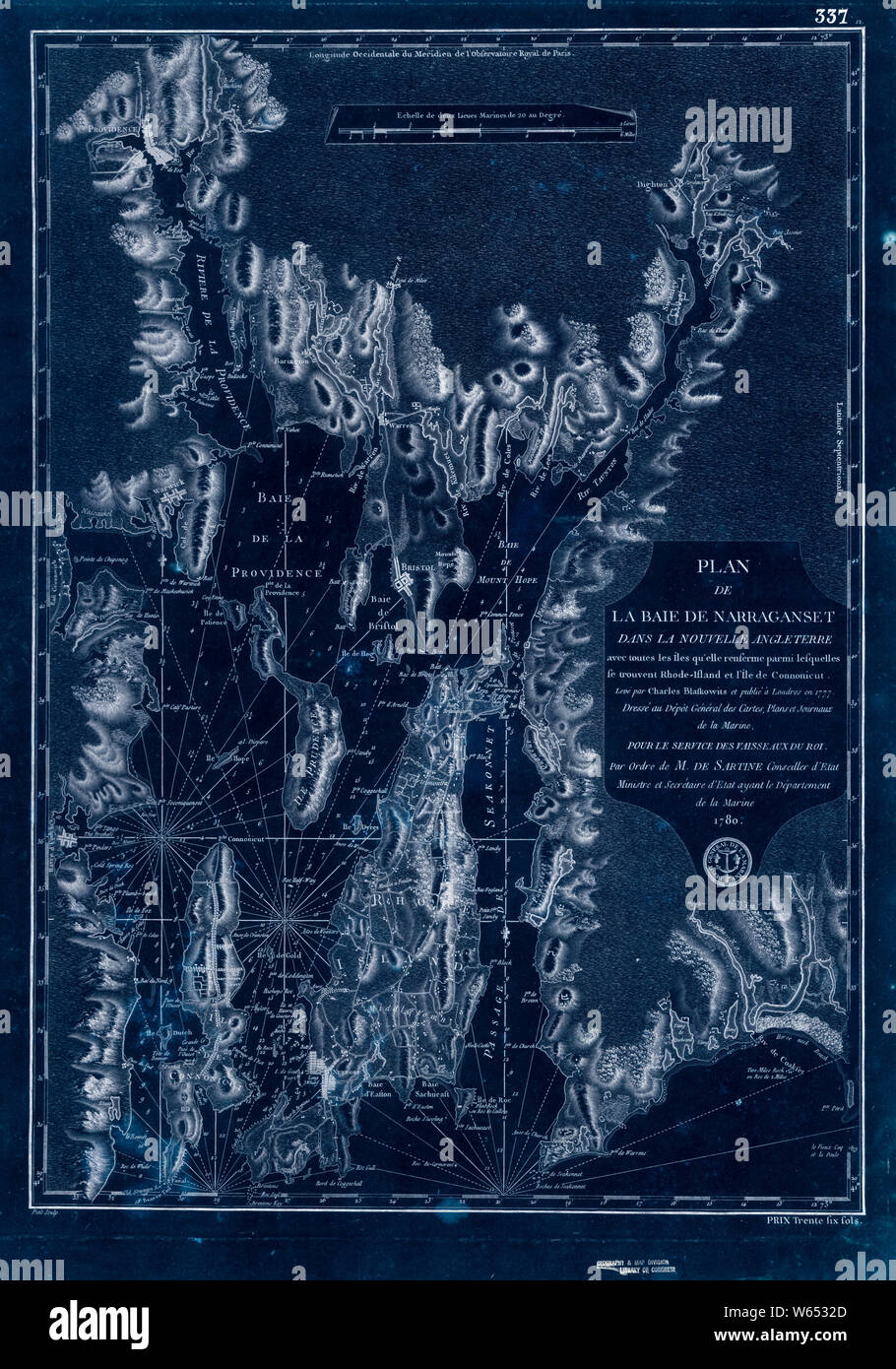 American Revolutionary War Era Maps 1750-1786 689 Plan de la baie de ...