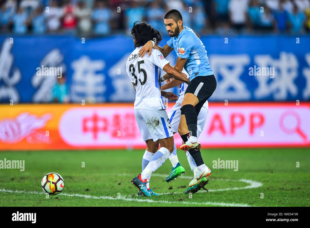 Belgian football player Yannick Ferreira Carrasco of Dalian Yifang ...