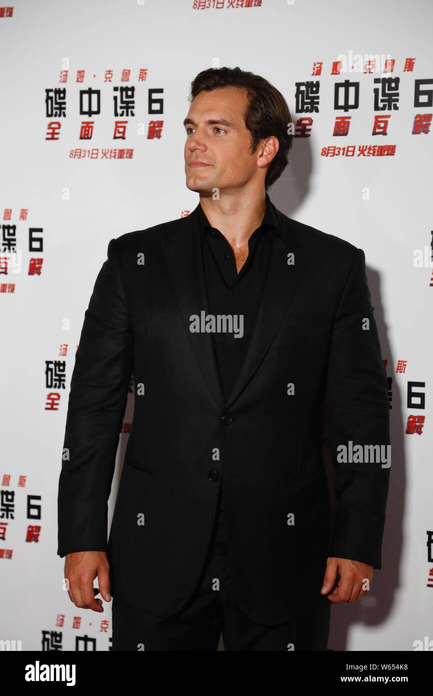 British actor Henry Cavill arrives on the red carpet for the China ...