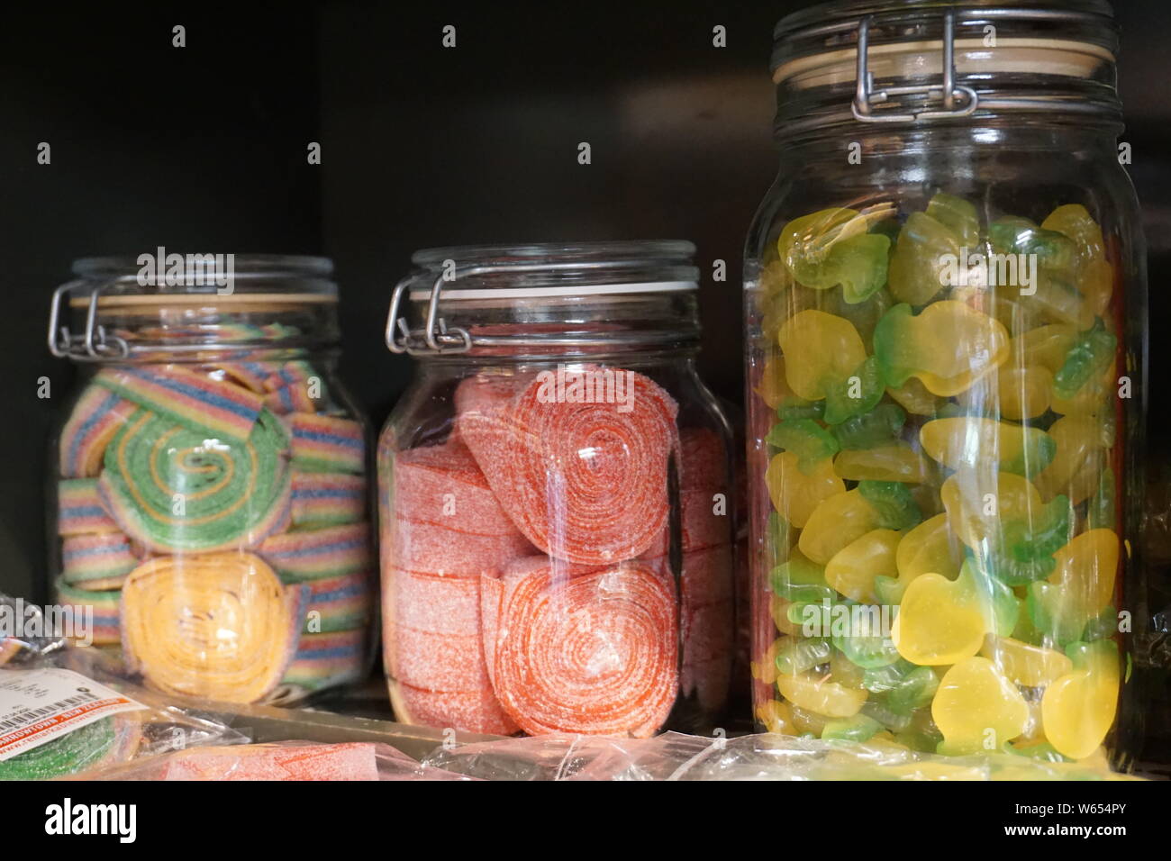 Remarkable sweet shop delicious beautiful various candy confectionery ...