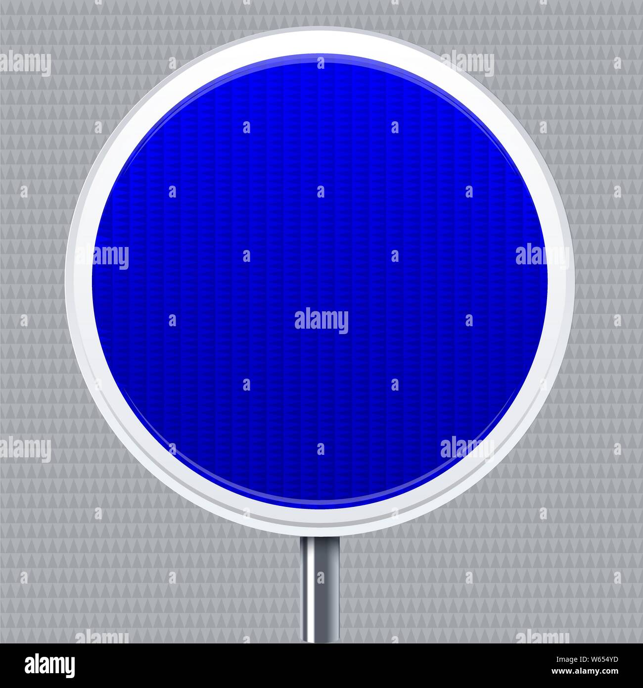 Vector illustration. Information signal. Traffic road signal with ...