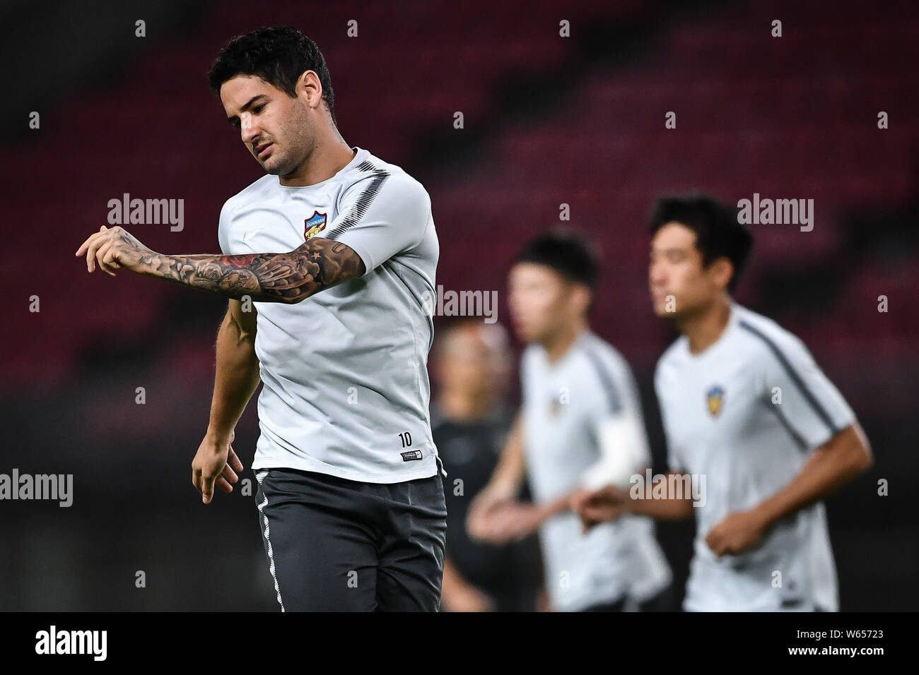 Brazilian football player Alexandre Rodrigues da Silva, known as Pato ...