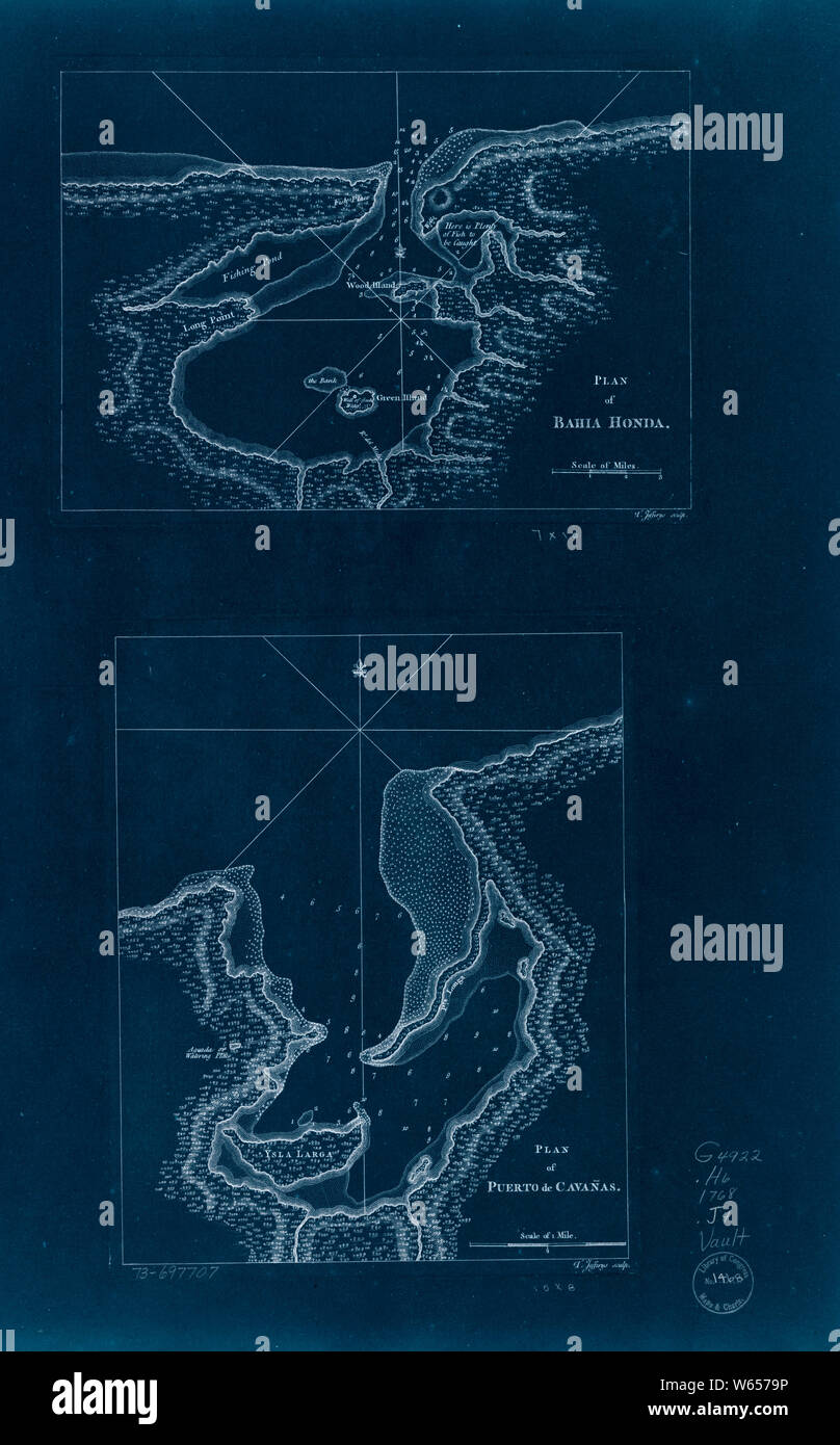 American Revolutionary War Era Maps 1750-1786 738 Plan of Bahía Honda ...