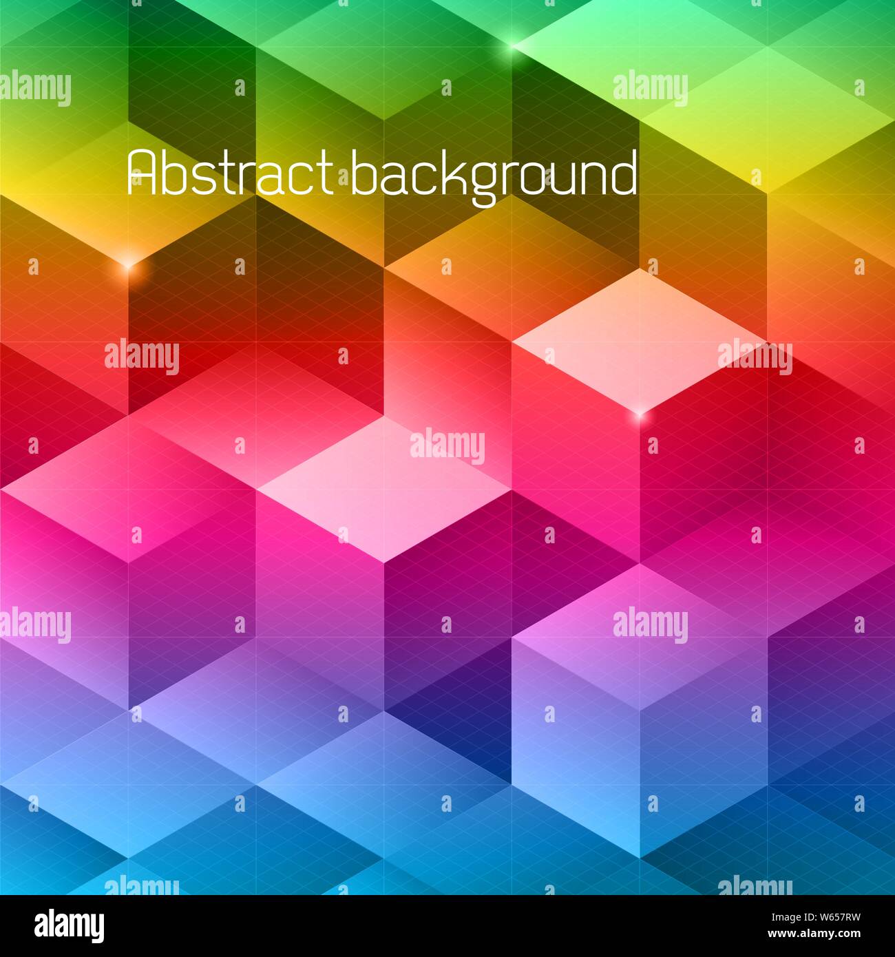 Colorful abstract shapes glowing lines Stock Vector Images - Alamy