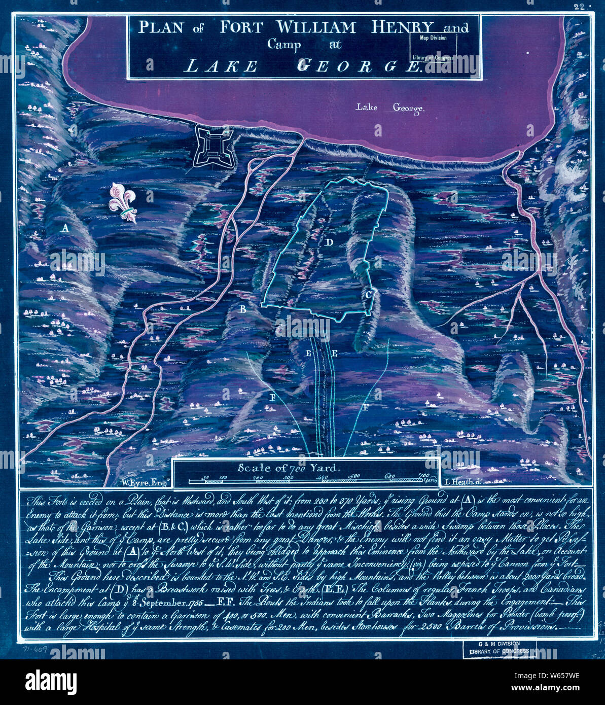 American Revolutionary War Era Maps 1750-1786 746 Plan of Fort William ...