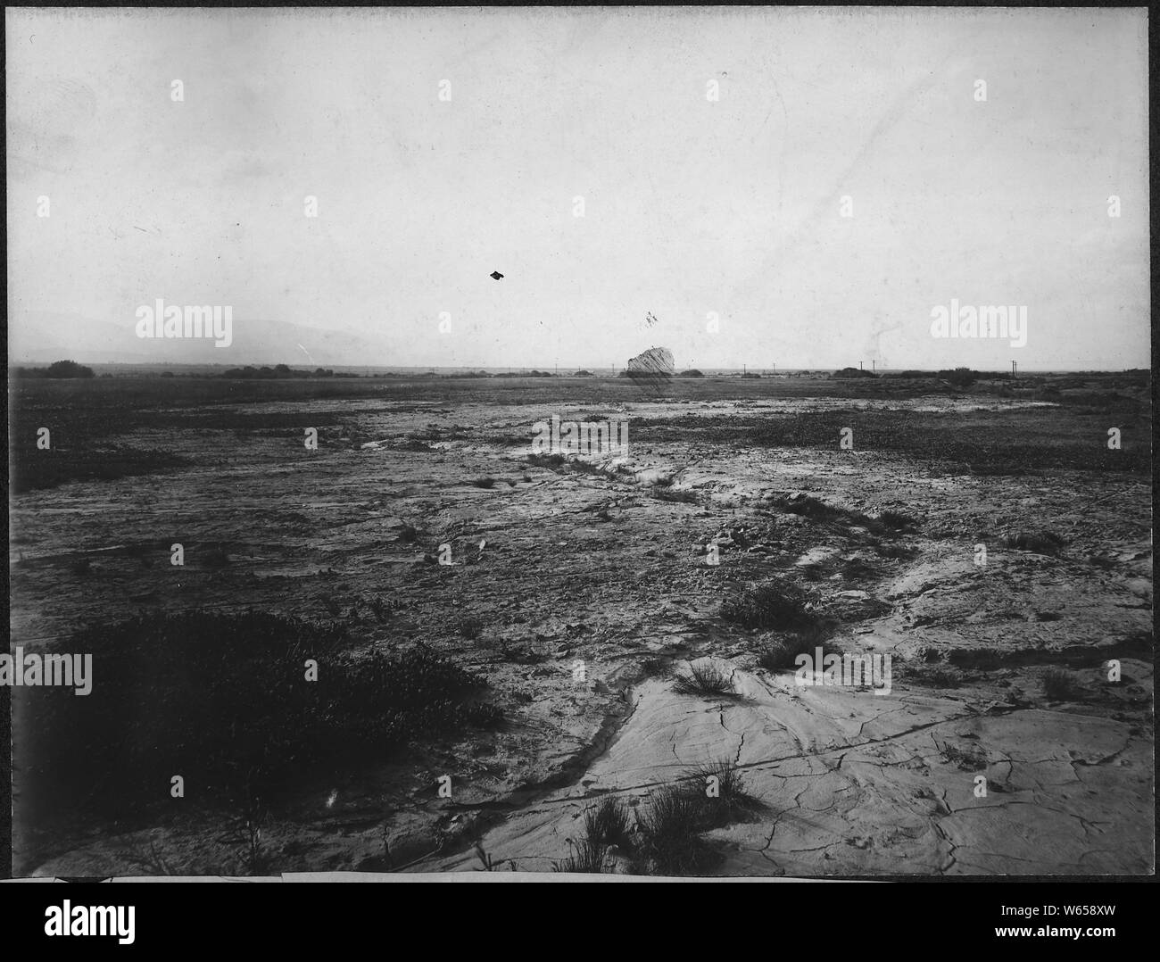 Field belonging to bullis parrott estate Black and White Stock Photos ...