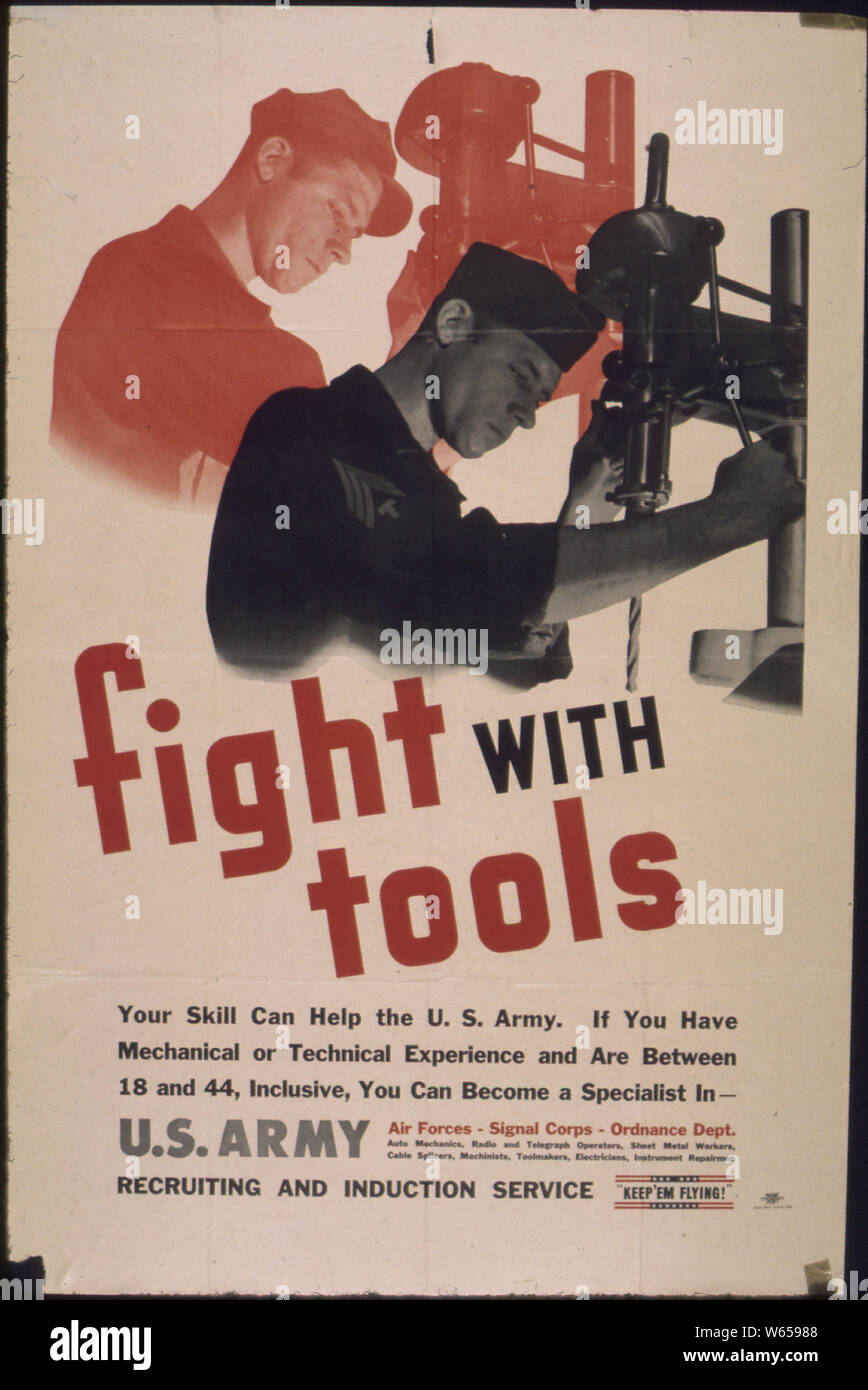 Fight with Tools Stock Photo - Alamy