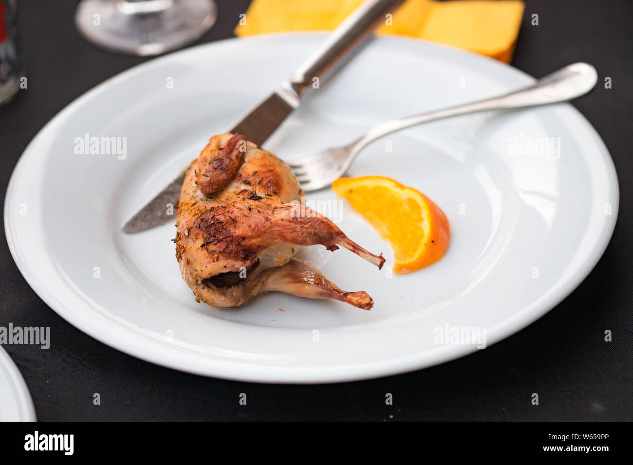 Small portion healthy food on a plate hi-res stock photography and ...