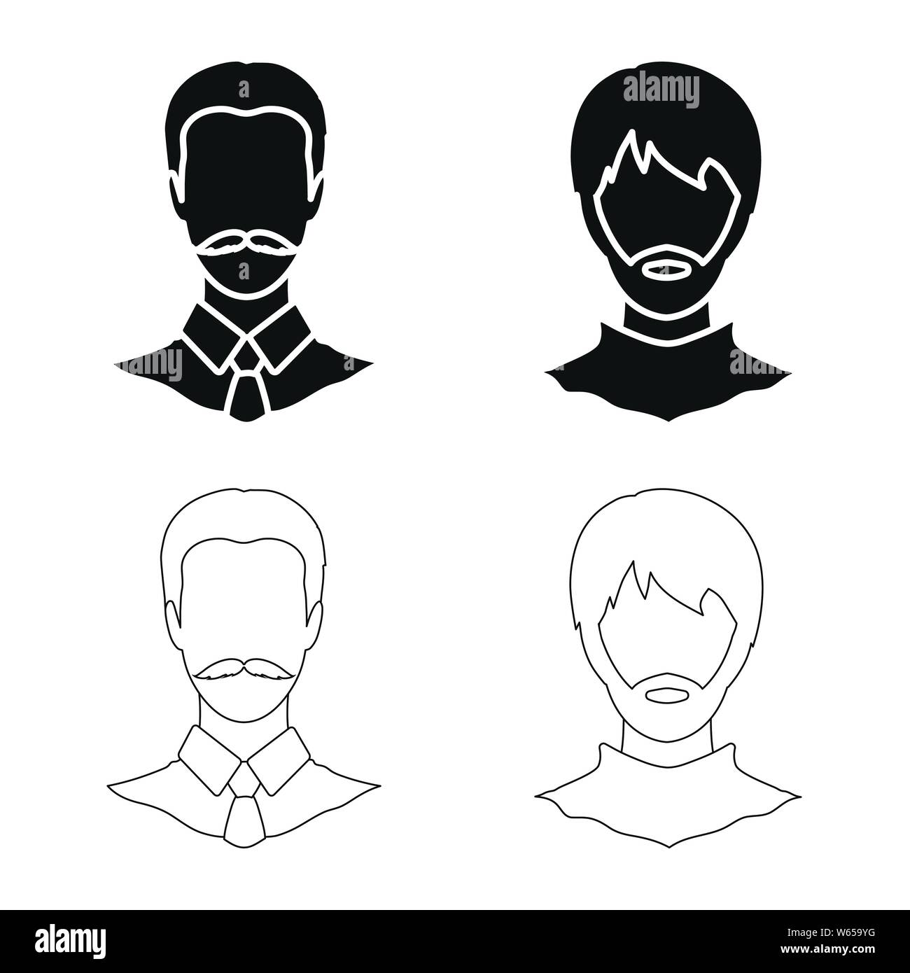Isolated object of professional and photo icon. Set of professional and ...