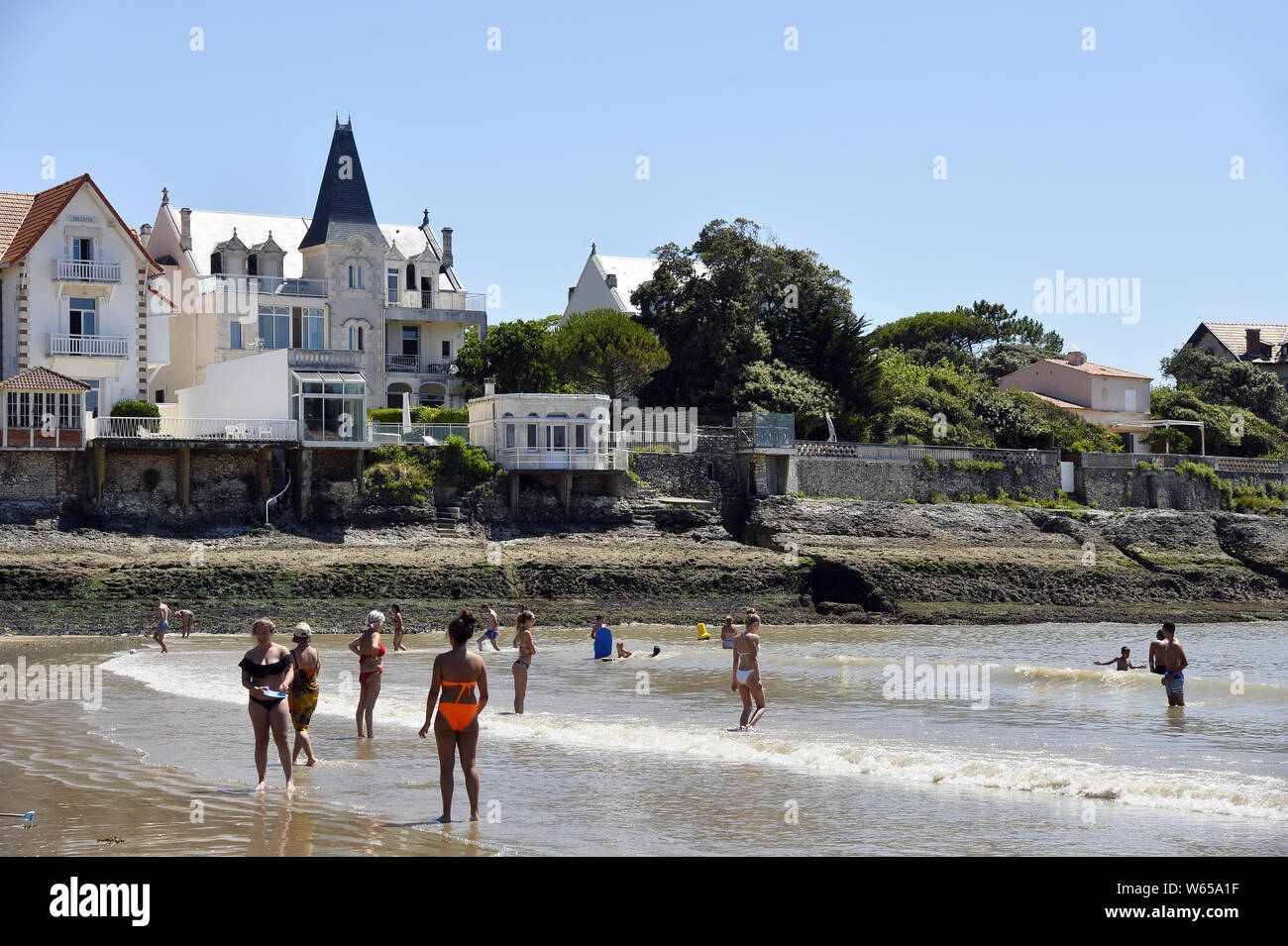 Saint-Palais sur Mer - Charentes Maritimes - France Stock Photo - Alamy